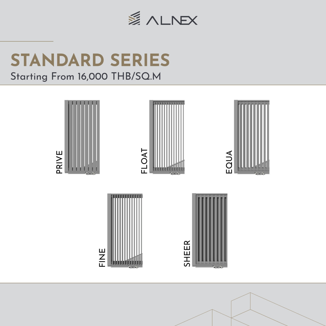 ALNEX แนะนำแบบ ประตูรั้วอลูมิเนียม ที่เหมาะกับบ้านคุณ - ALNEX